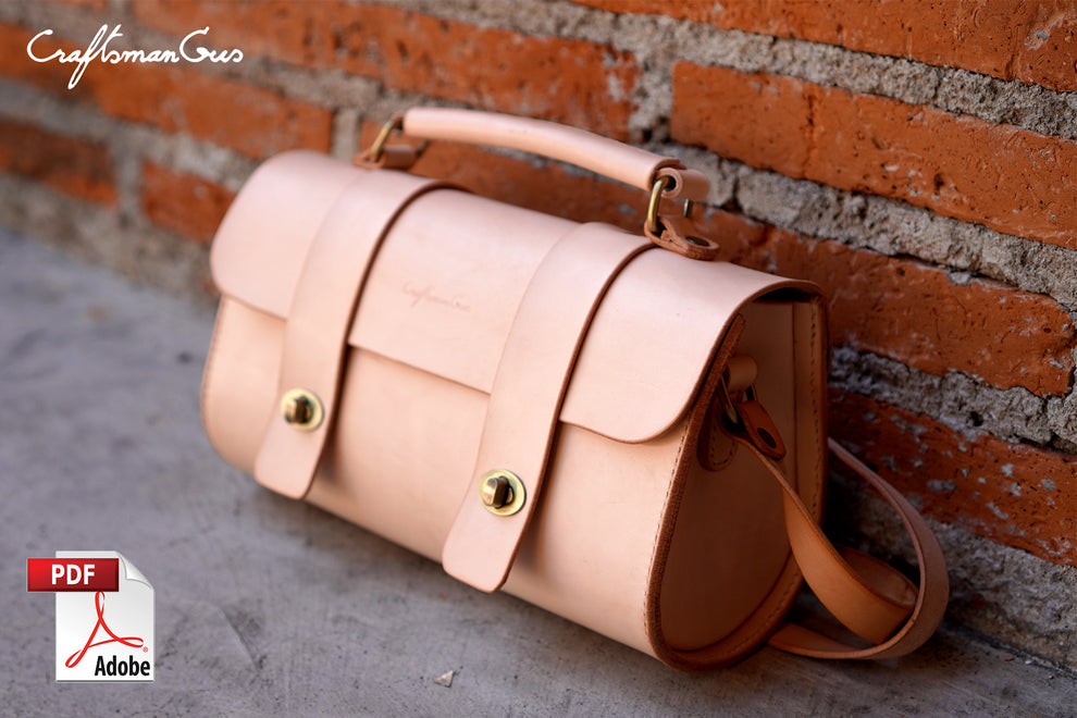 Barrel Satchel Pattern – Leather Bag Pattern