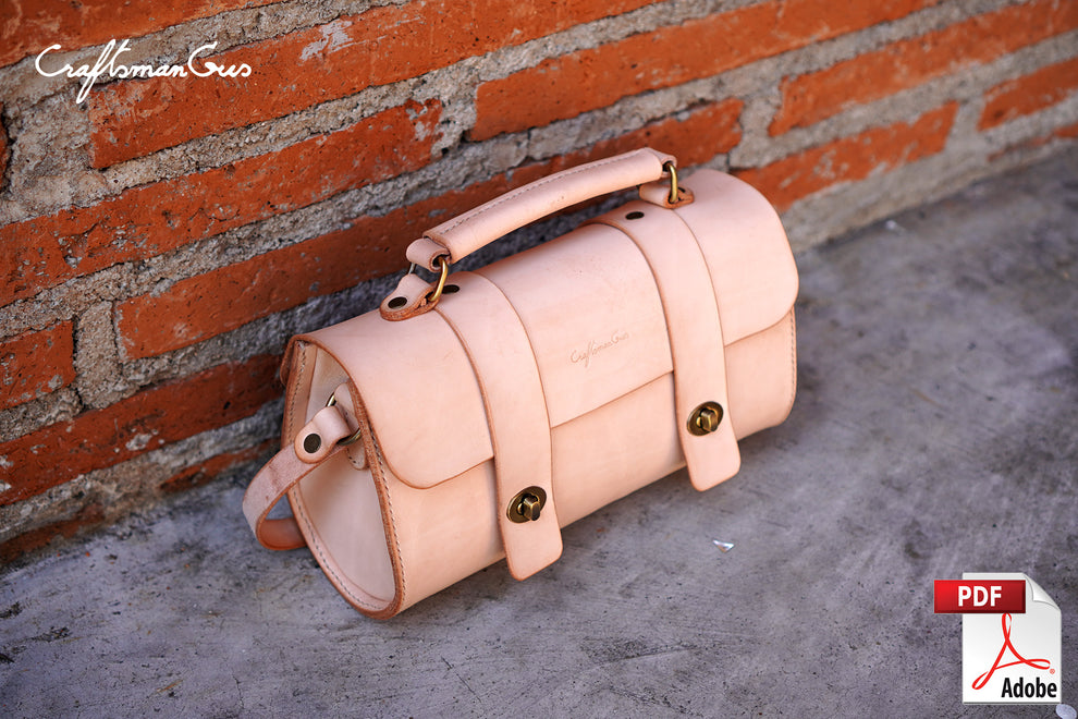 Barrel Satchel Pattern – Leather Bag Pattern