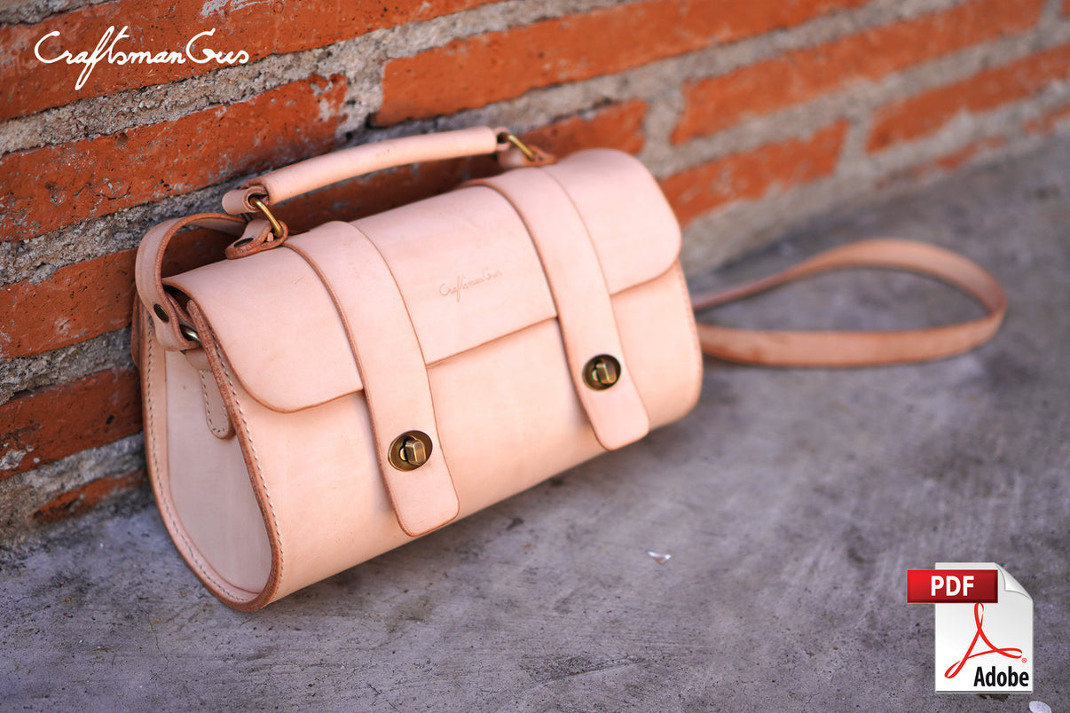 Barrel Satchel Pattern – Leather Bag Pattern