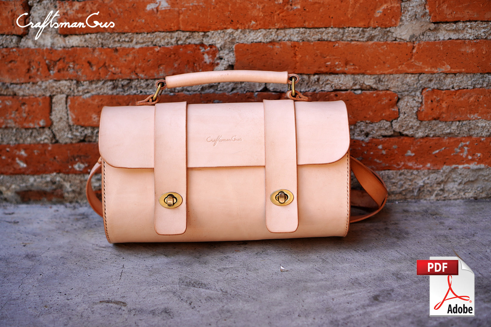 Barrel Satchel Pattern – Leather Bag Pattern