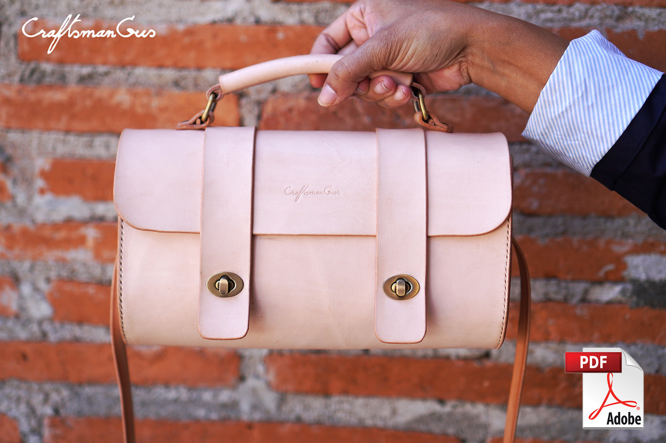 Barrel Satchel Pattern – Leather Bag Pattern