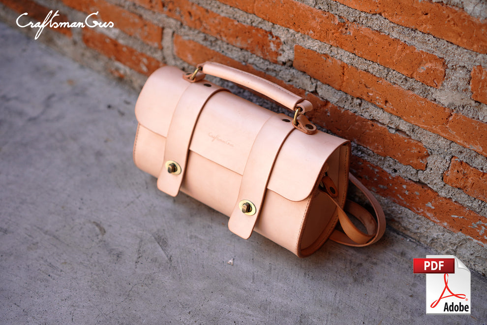 Barrel Satchel Pattern – Leather Bag Pattern