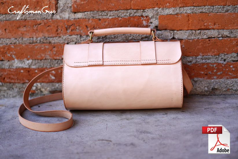 Barrel Satchel Pattern – Leather Bag Pattern
