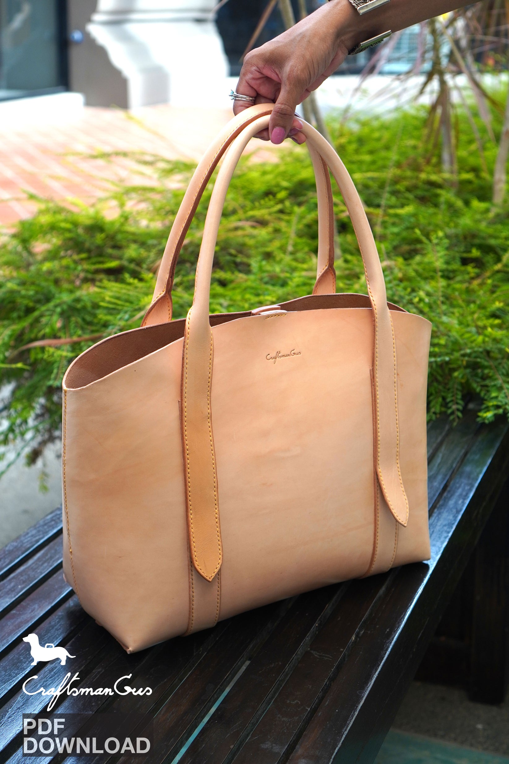 Bridge Tote Pattern – Leather Bag Pattern