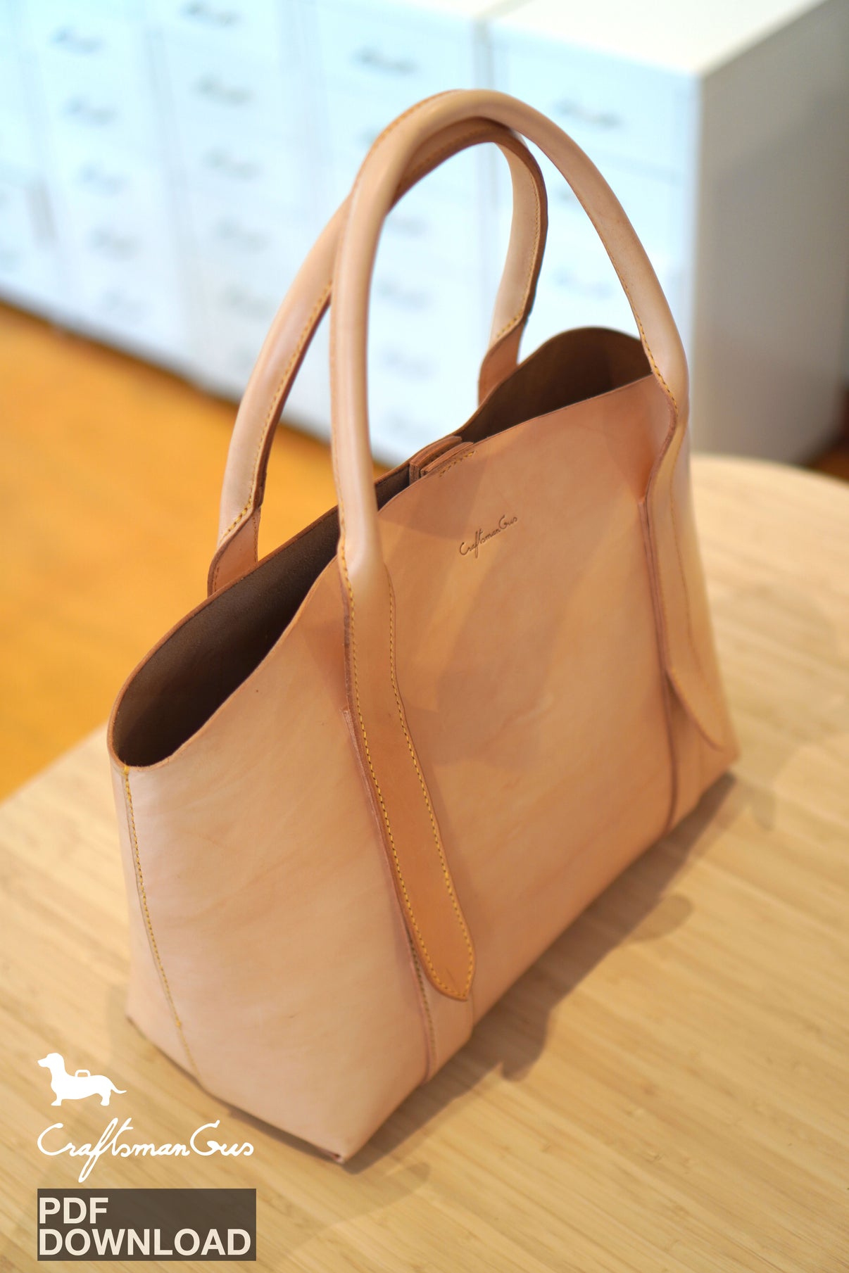 Bridge Tote Pattern – Leather Bag Pattern