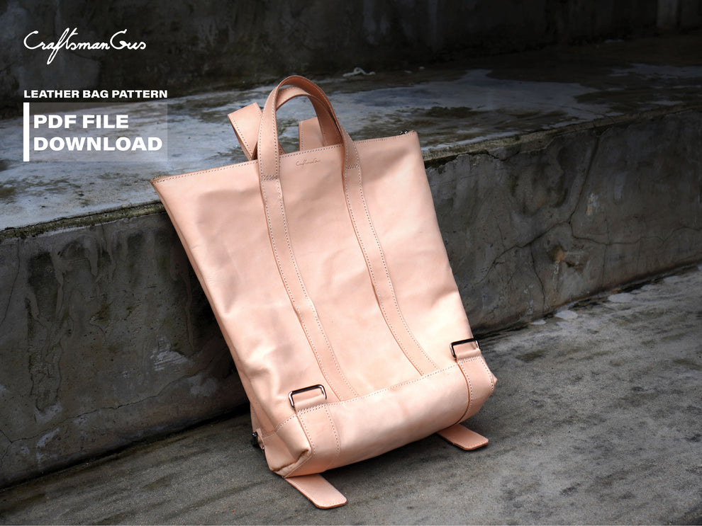 Half & Half Bag Pattern – Leather Bag Pattern