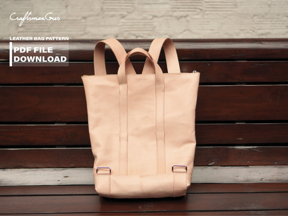 Half & Half Bag Pattern – Leather Bag Pattern