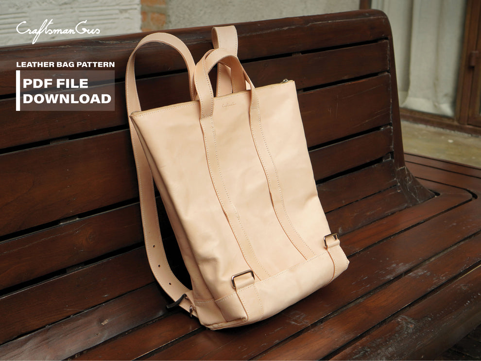 Half & Half Bag Pattern – Leather Bag Pattern