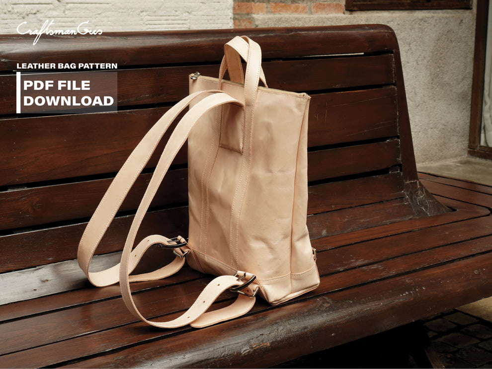 Half & Half Bag Pattern – Leather Bag Pattern