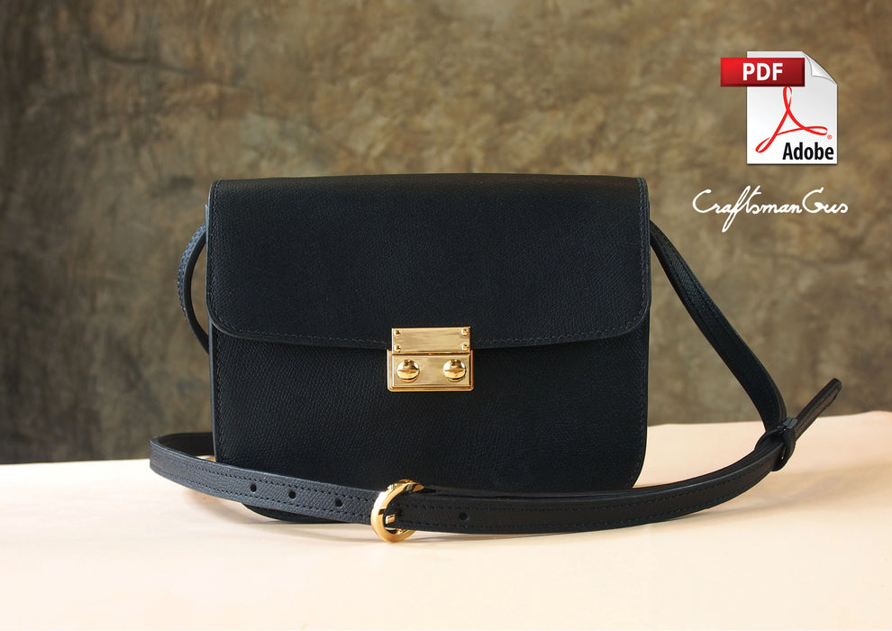 Leather Boxy Bag Pattern – Leather Bag Pattern