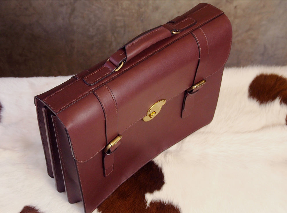 Triple Deck Briefcase Pattern – Leather Bag Pattern