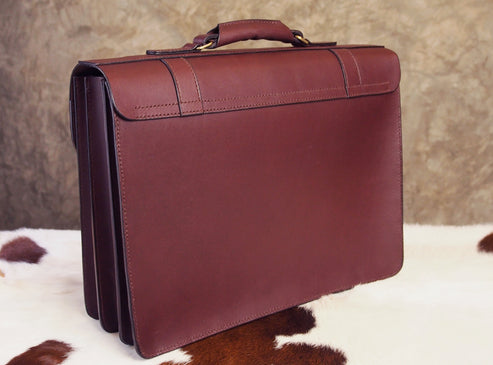 Triple Deck Briefcase Pattern – Leather Bag Pattern