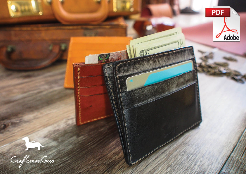 Leather Card Wallet Pattern – Leather Bag Pattern
