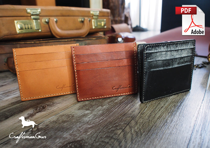 Leather Card Wallet Pattern – Leather Bag Pattern