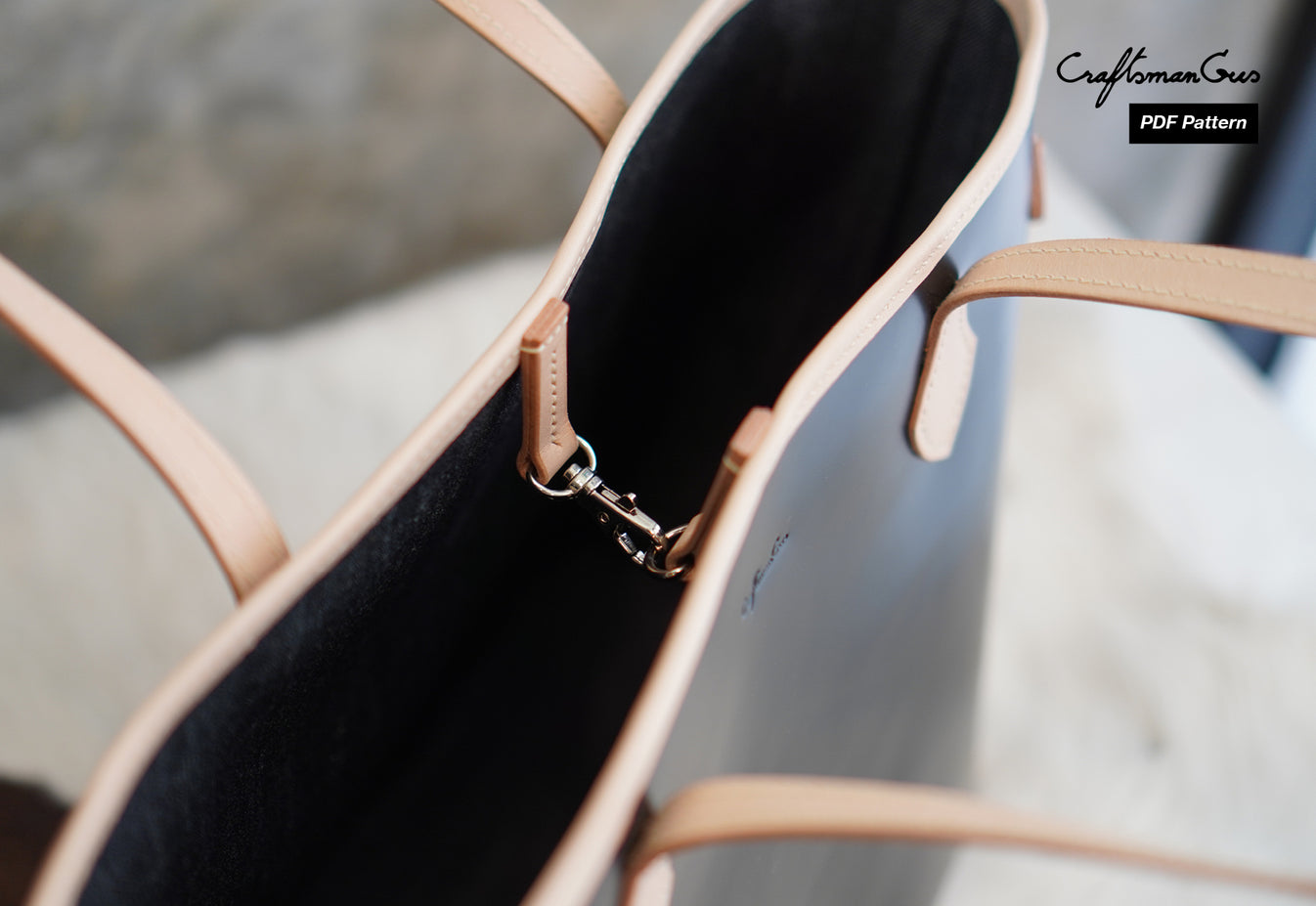 Day Tote Pattern – Leather Bag Pattern