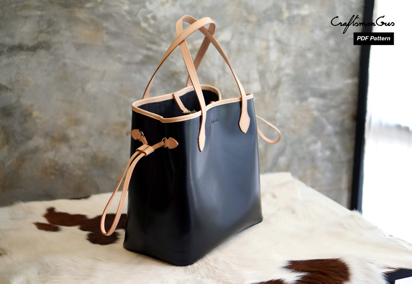 Day Tote Pattern – Leather Bag Pattern