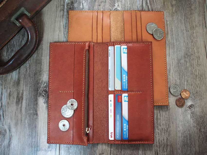 Leather Long Wallet Pattern – Leather Bag Pattern