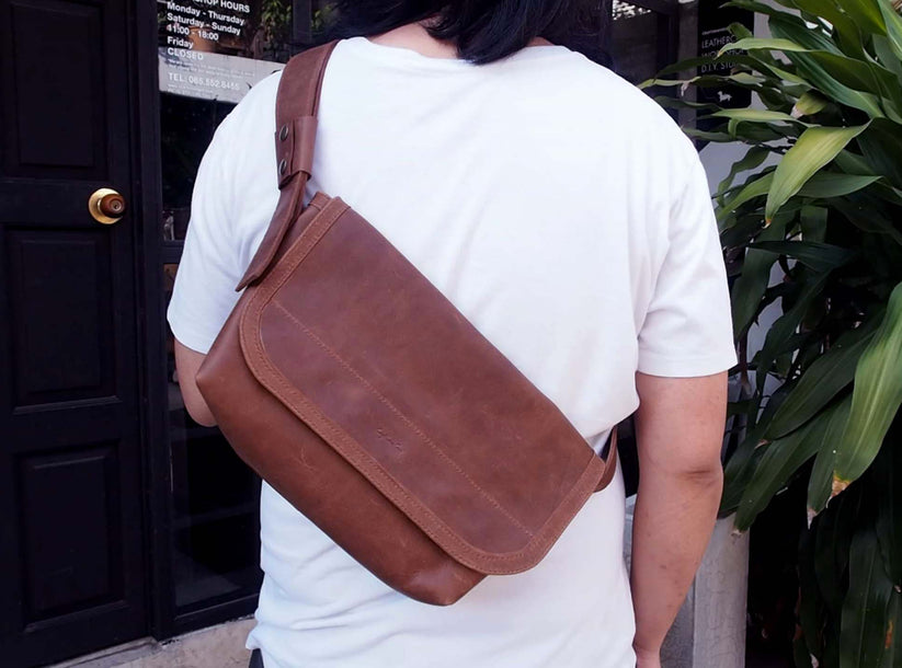Small Samui Messenger Bag – Leather Bag Pattern