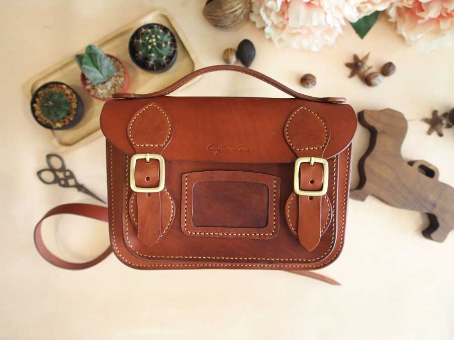 Leather Medium Satchel Pattern – Leather Bag Pattern