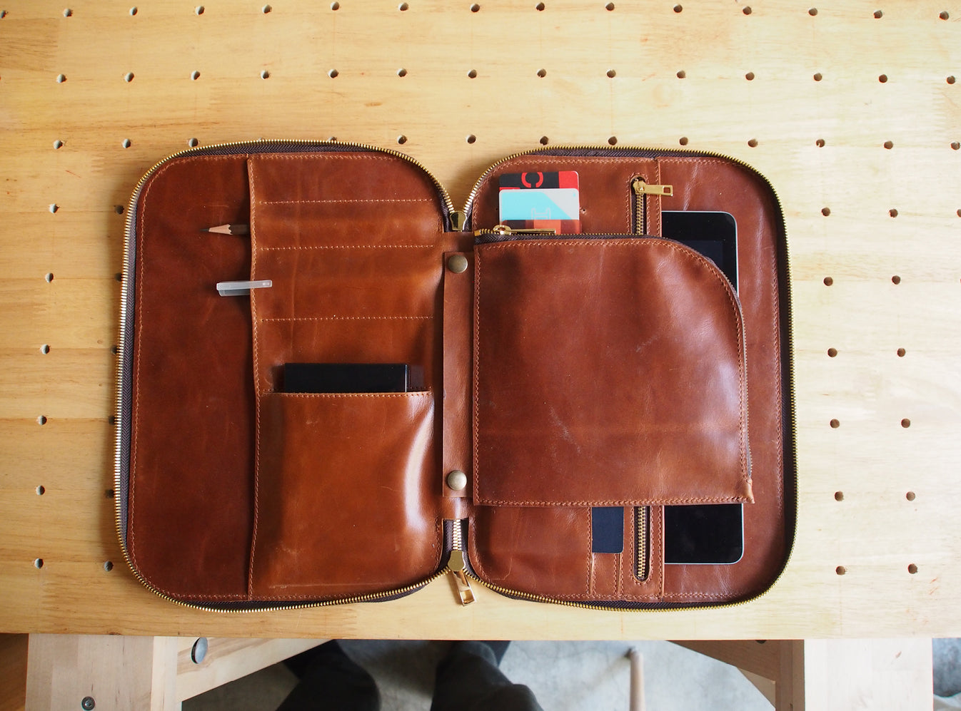 Leather Organizer Pattern – Leather Bag Pattern