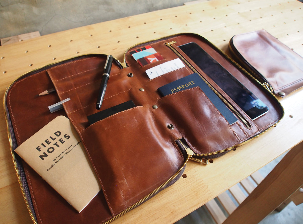 Leather Organizer Pattern – Leather Bag Pattern