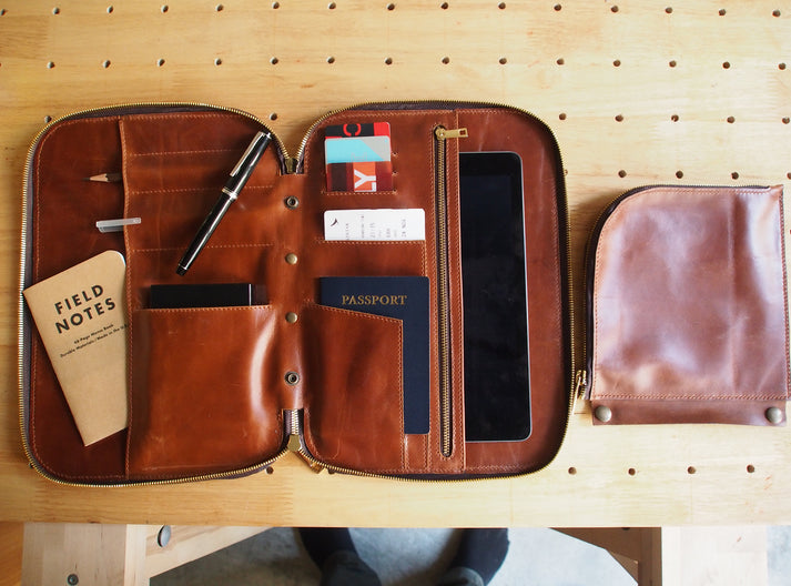 Leather Organizer Pattern – Leather Bag Pattern